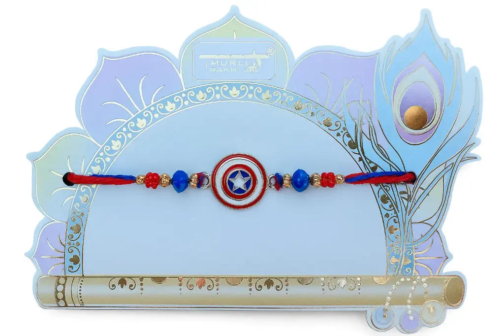 Rakhi Captain America – Rakhi Design for Raksha Bandhan | TrueMart